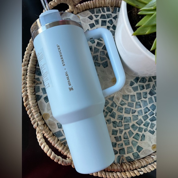 Stanley | Dining | Stanley X Starbucks Spring Powder Blue 4oz Tumbler ...